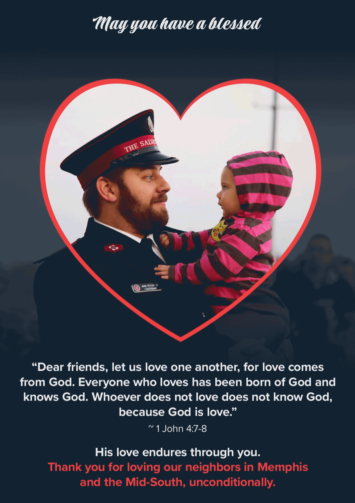 Donate To Love Scripture ECard 24 Memphis