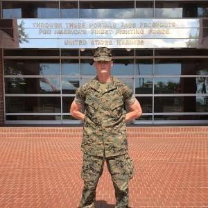 Team Lindung's fundraising page for Marine Corps Scholarship Foundation