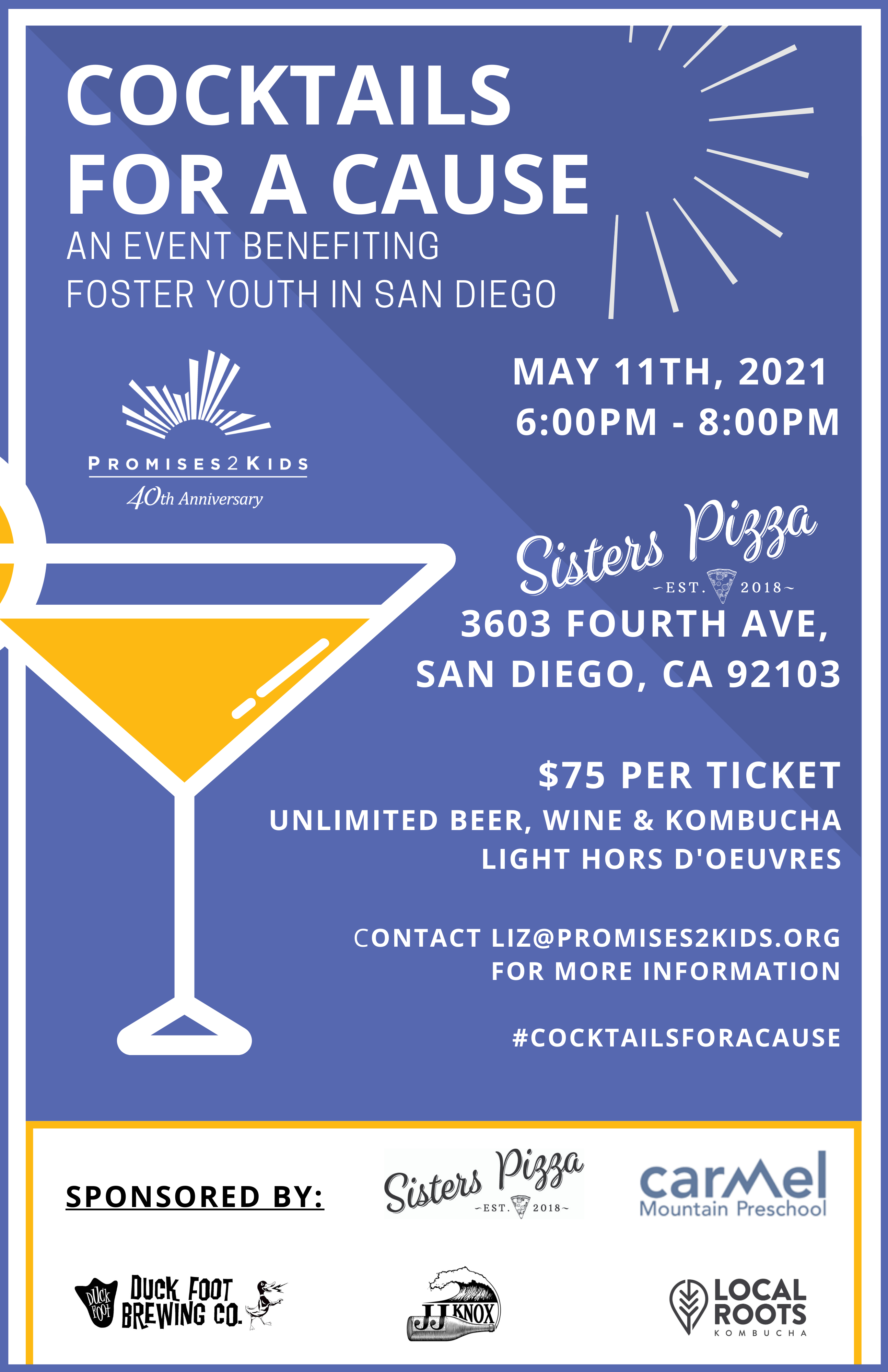 Cocktails for a Cause - Campaign