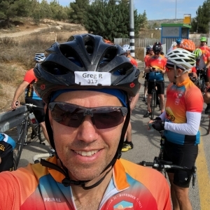 Gregory Rapp's fundraising page for The Israel Ride