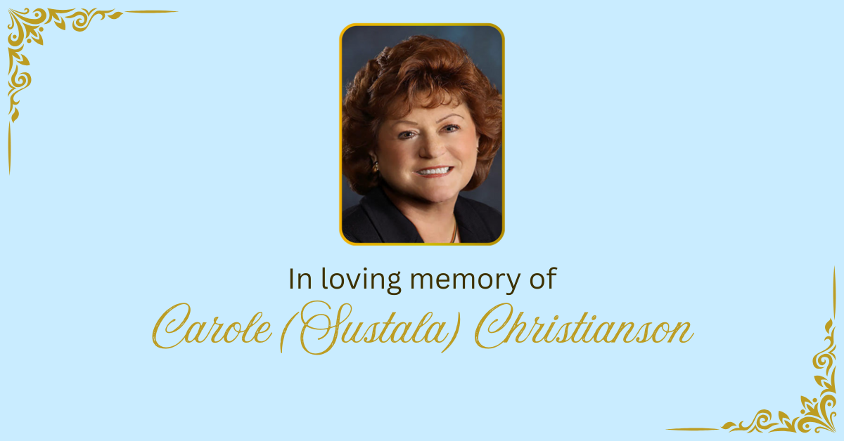 Donate to In Loving Memory of Carole (Sustala) Christianson