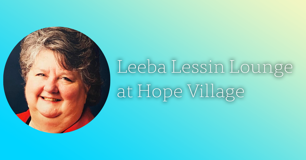 In Loving Memory of Leeba Lessin - Campaign