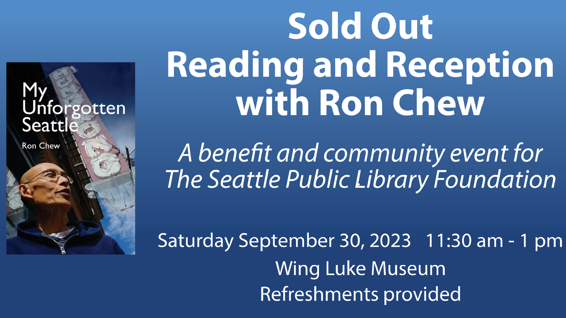 Author Reception with Ron Chew - Campaign