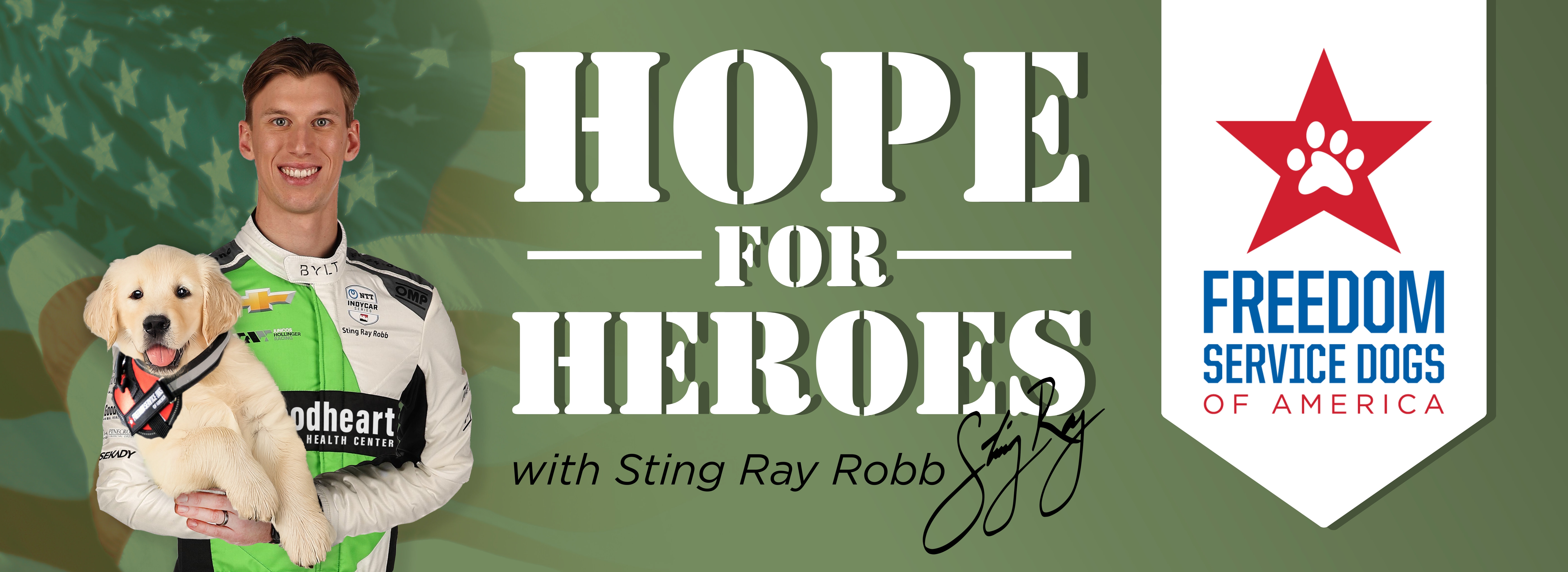 Donate to Hope for Heroes with Sting Ray Robb