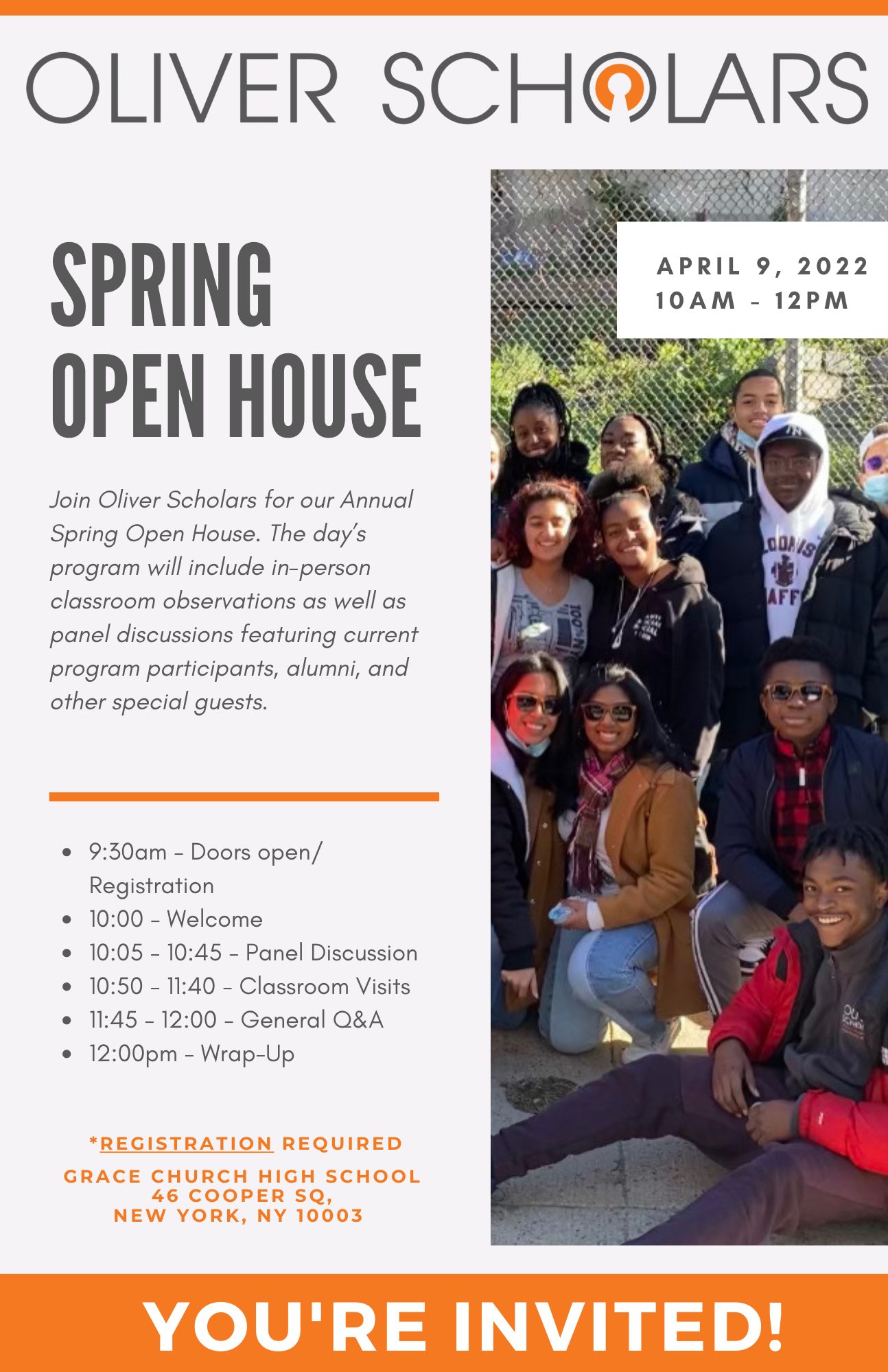 Annual Spring Open House 2022 - Campaign