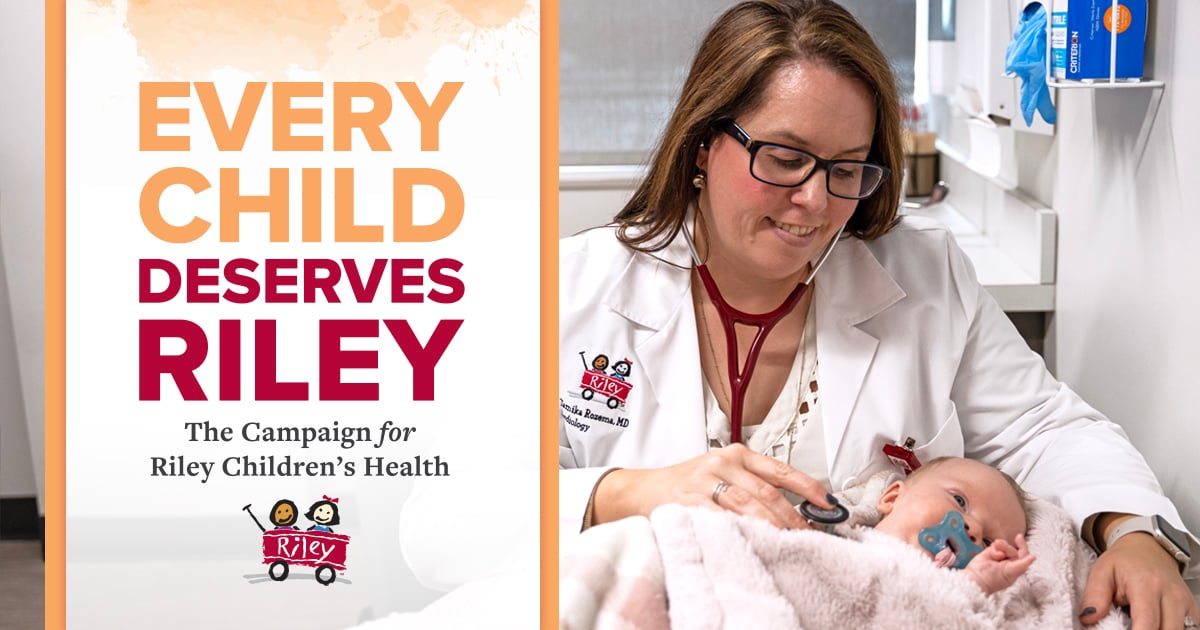 Donate to Support Riley Kids like Major at Riley Children's Health