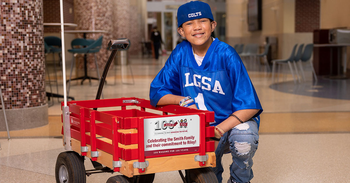 Name a Riley Red Wagon to benefit Riley Children's Health - Campaign