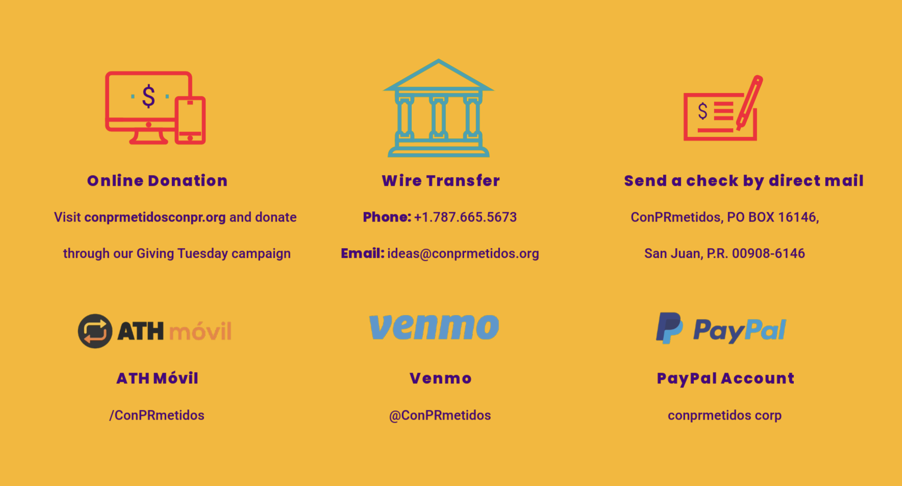 ConPRmetidos con Puerto Rico - Campaign