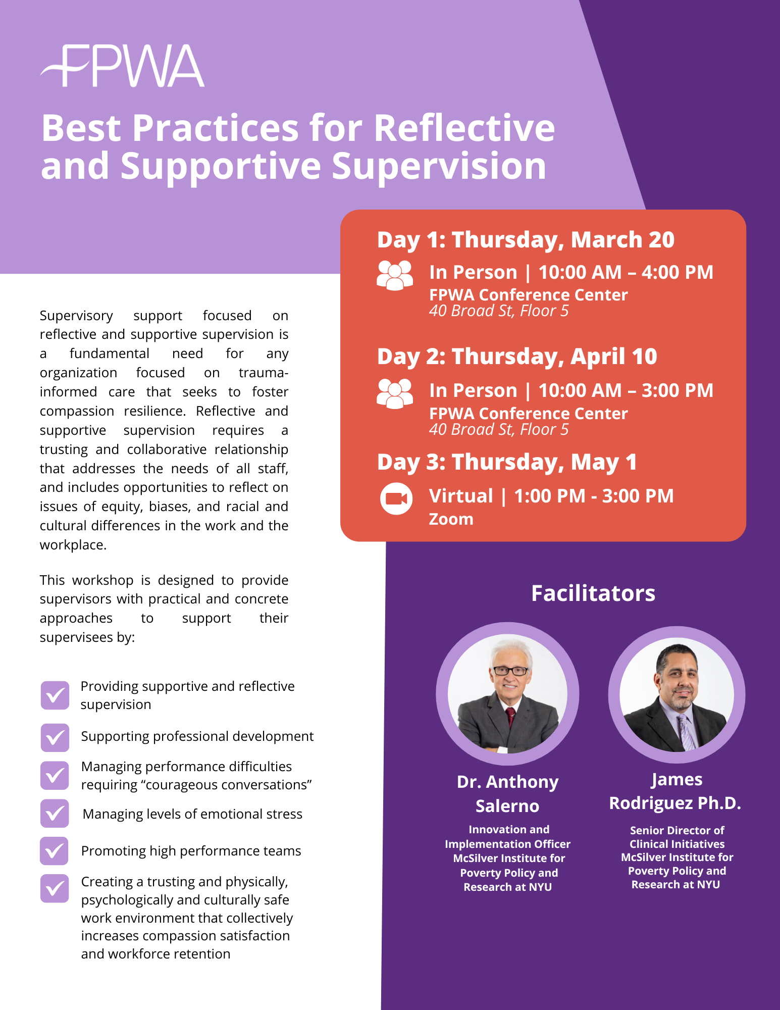Best Practices for Reflective and Supportive Supervision - Campaign
