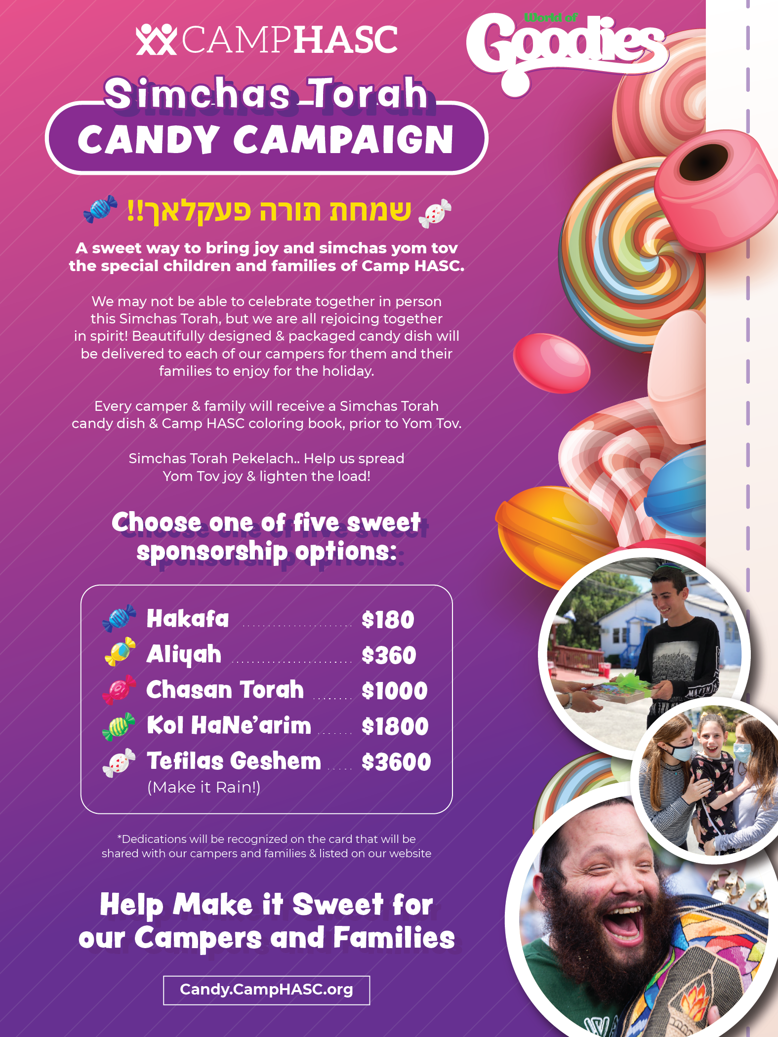 Donate to Candy Campaign