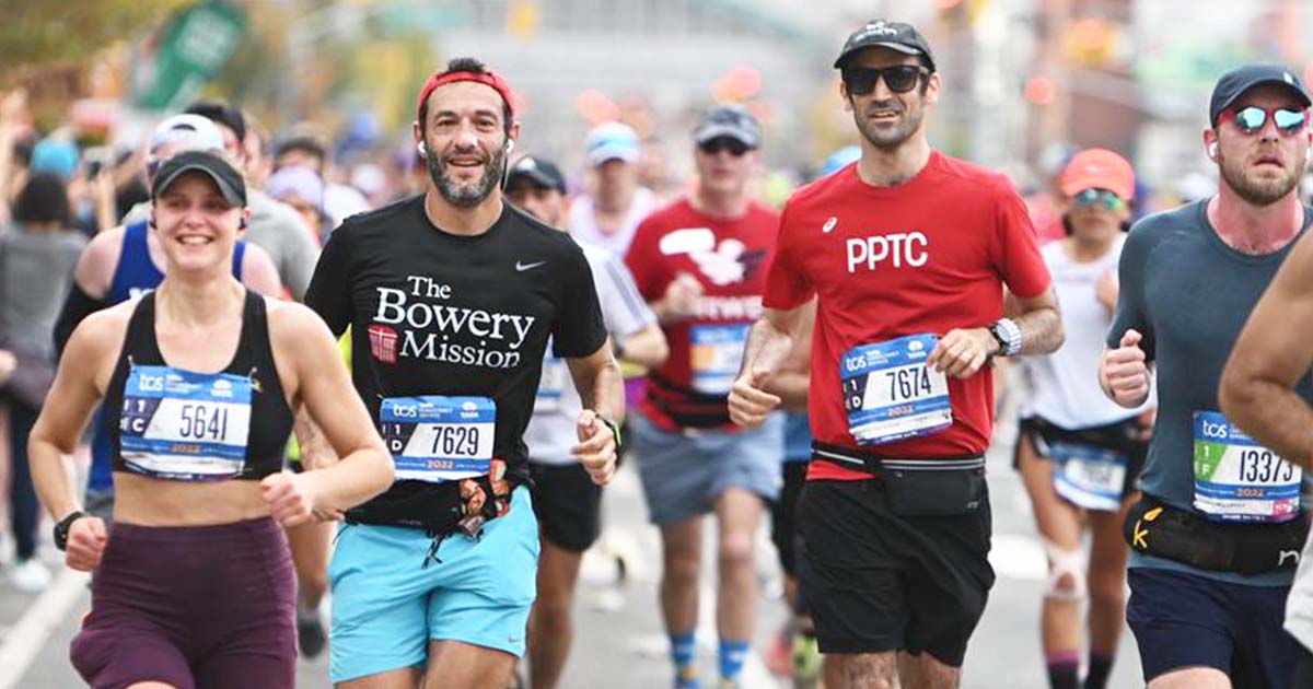 Team Bowery Mission at the 2025 TCS New York City Marathon - Campaign