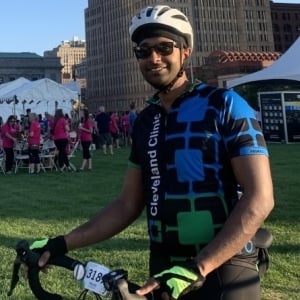 Thejus Jayakrishnan's fundraising page for VeloSano