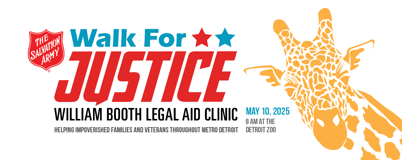 2025 William Booth Legal Aid Clinic Walk for Justice - Campaign