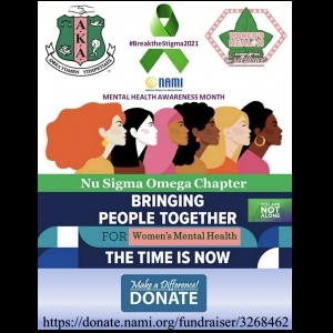 AKA Nu Sigma Omega's #BreakTheStigma2021 Campaign's fundraising page ...