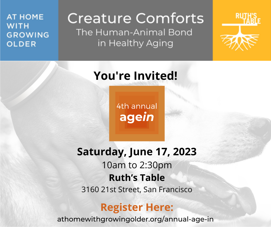 AHWGO's 4th Annual AgeIn | Creature Comforts: The Human-Animal Bond in ...