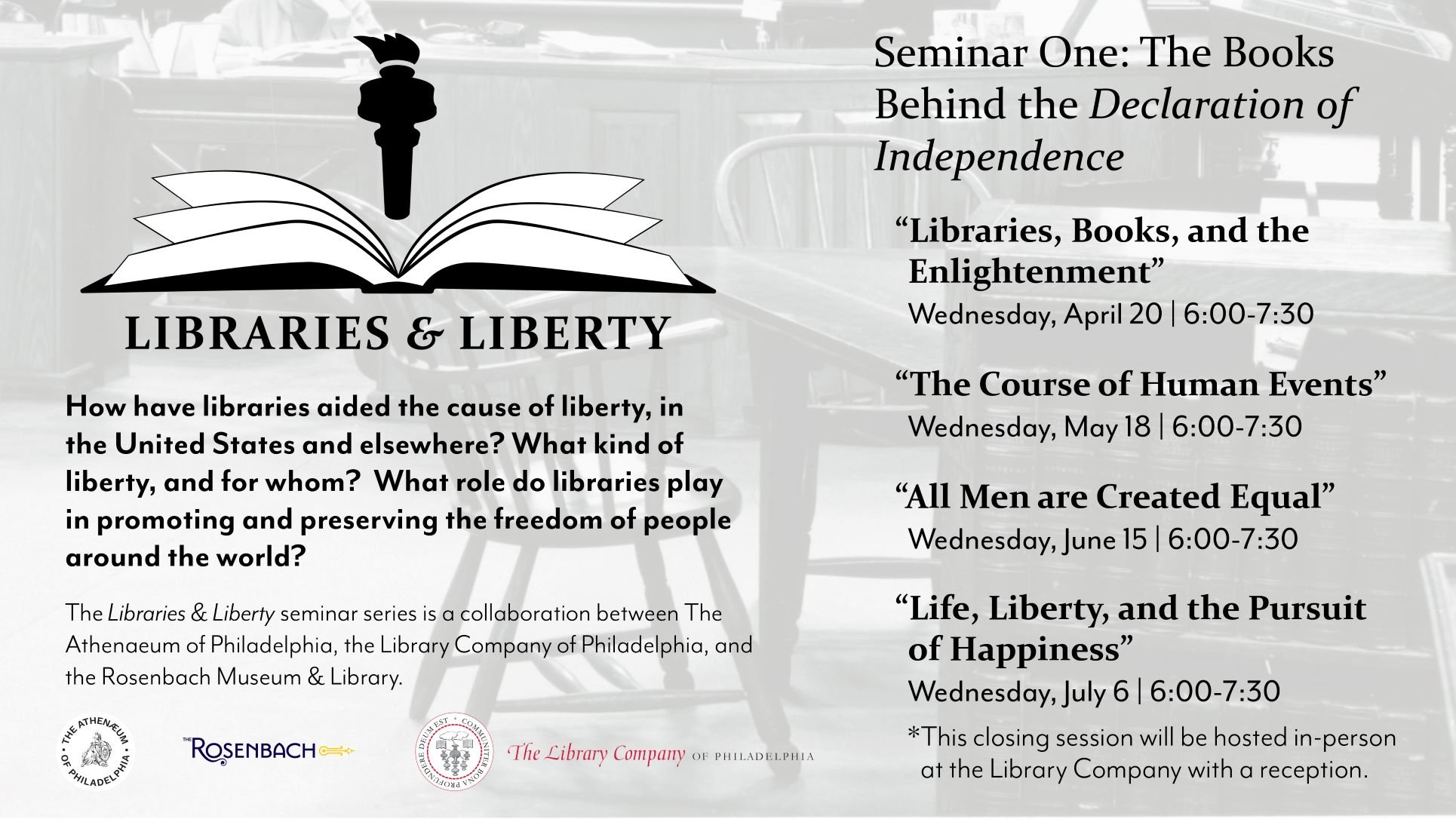 Libraries & Liberty Seminar 1 - Campaign