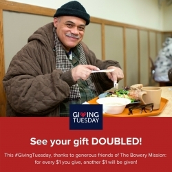 Ashley Tagg's fundraising page for The Bowery Mission