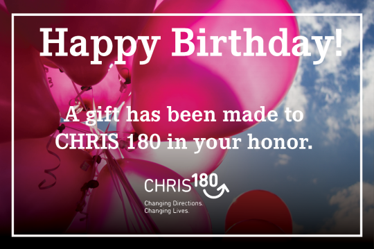 Donate to CHRIS 180