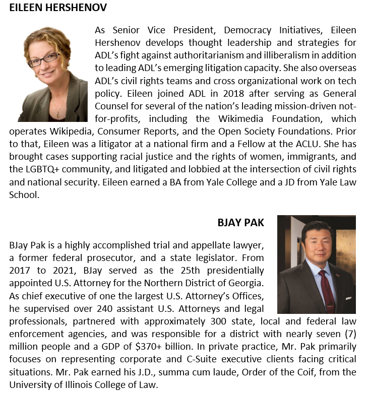 Atlanta Celebration of Impact: 2022 ADL Annual Meeting - Campaign