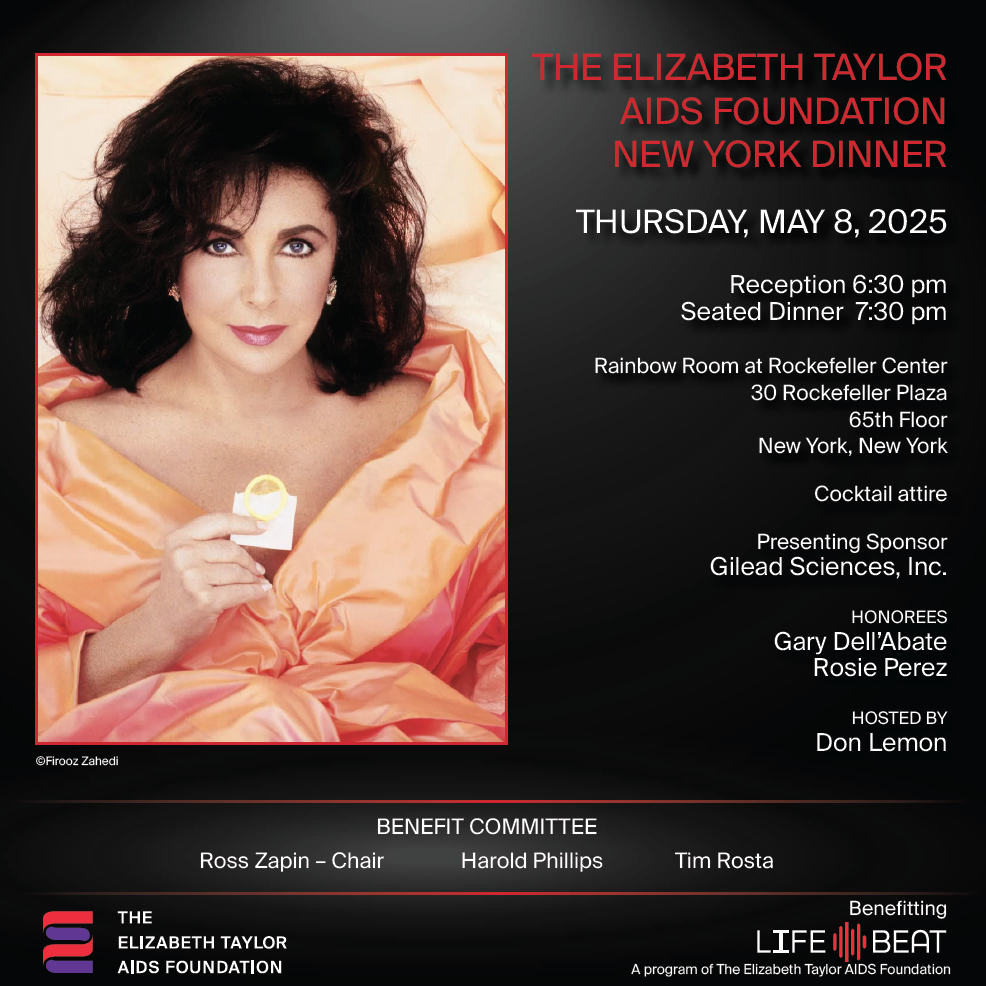 The Elizabeth Taylor AIDS Foundation New York Dinner 2025 - Campaign