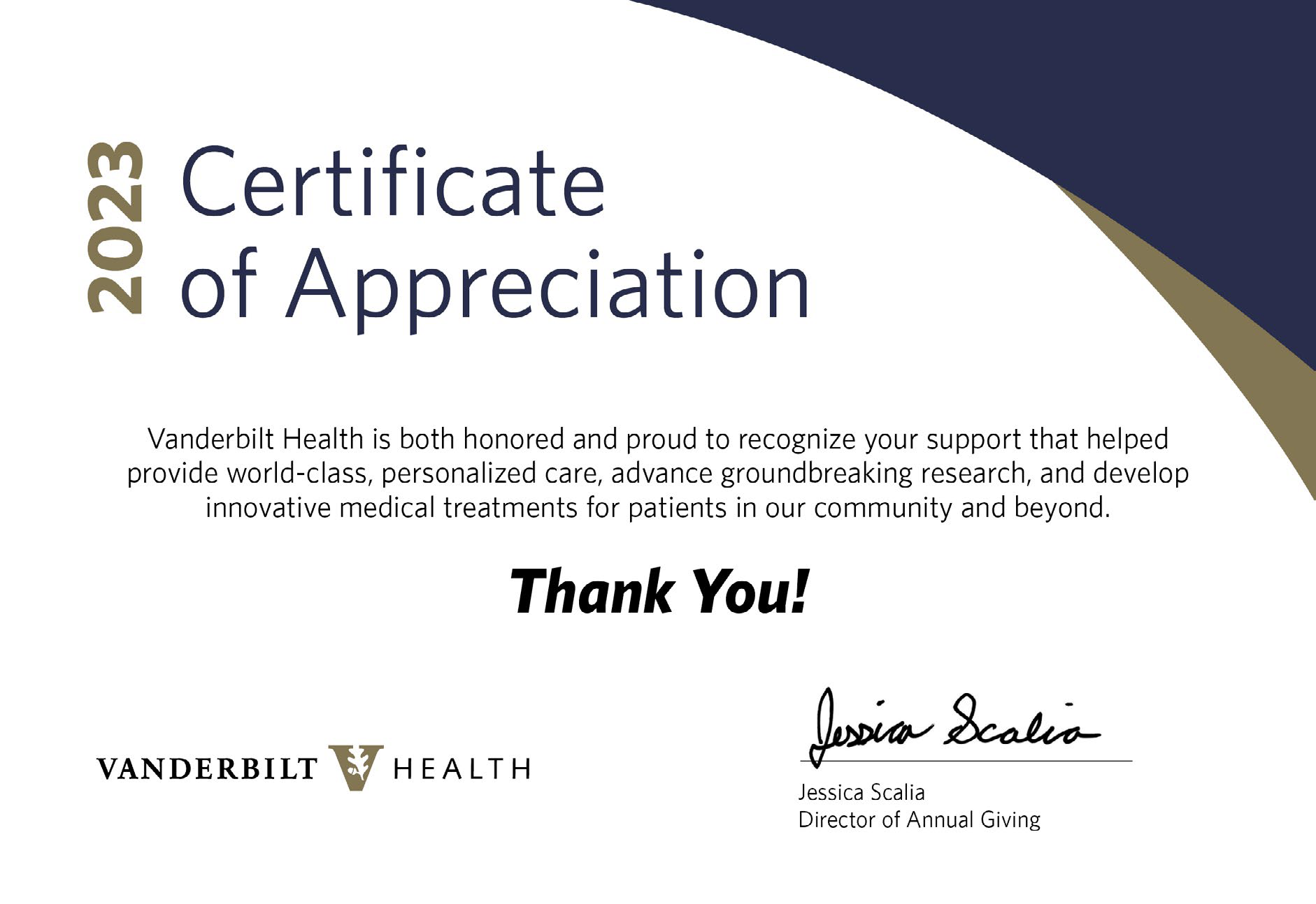 Donate to Vanderbilt Health Online Giving