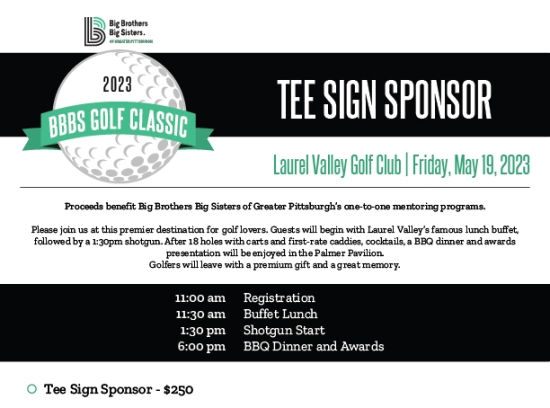 Golf Classic Tee-Sign Sponsorship - Campaign