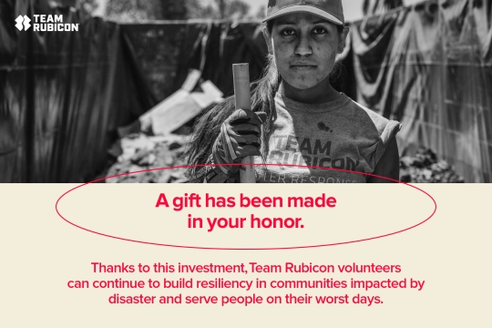Donate to Team Rubicon - Veterans Day 2023