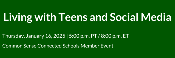 Living with Teens and Social Media - Campaign