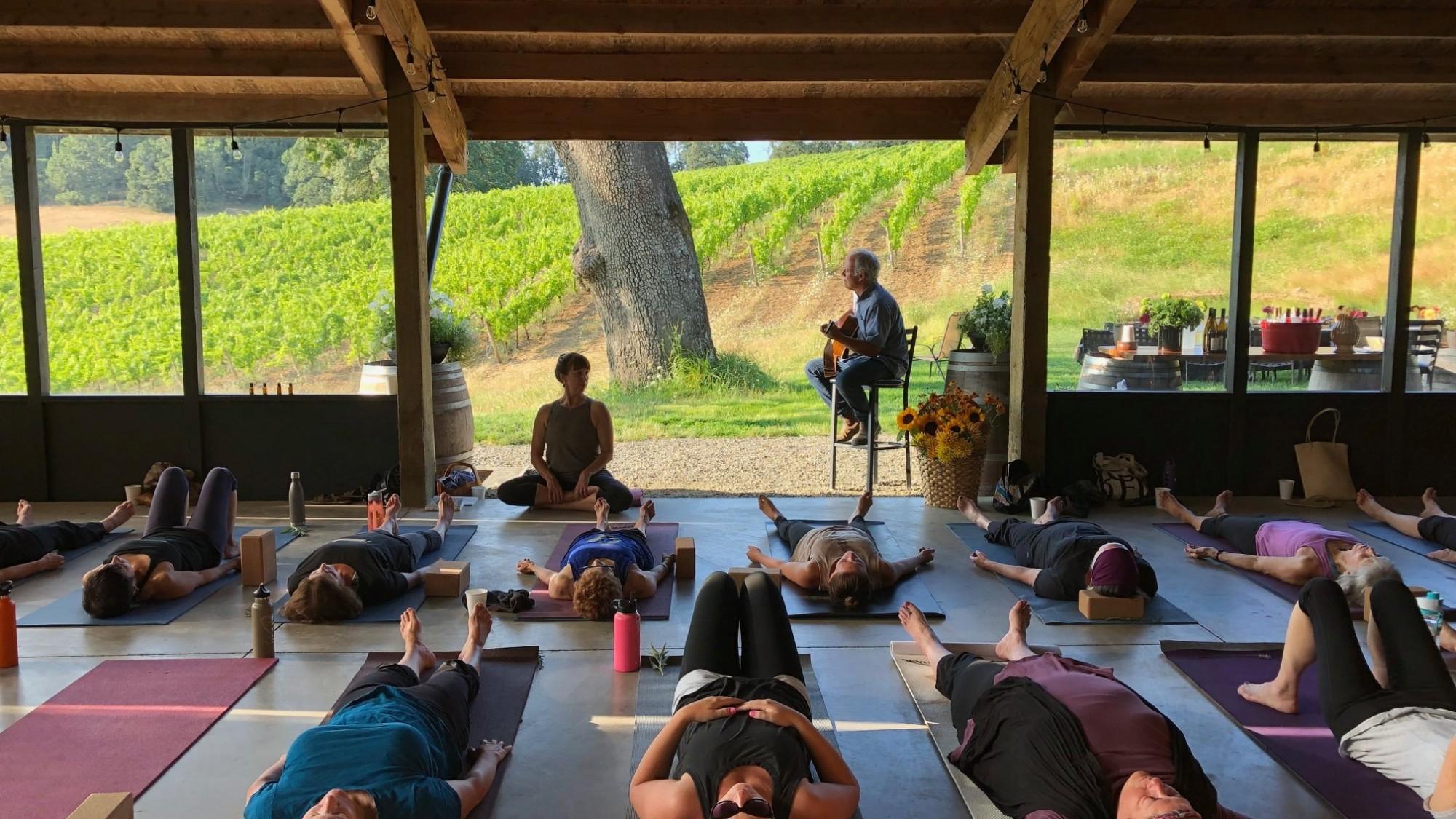 Yoga in the Vineyard - Campaign