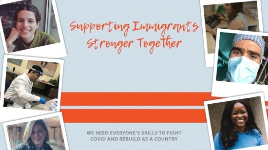 Supporting Immigrants. Stronger Together. - Campaign