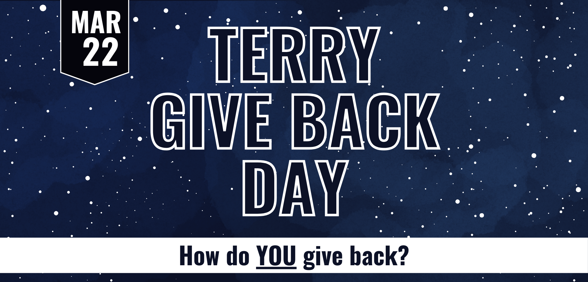 Donate to Terry Give Back Day 2024