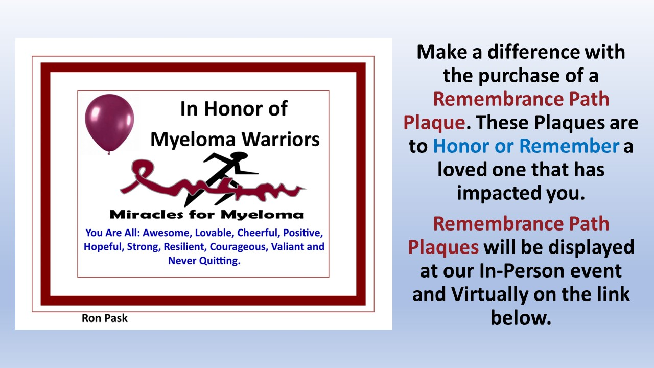12th Annual Miracles for Myeloma 5K Run/Walk - Campaign 12th Annual Miracles for Myeloma 5K Run/Walk - Campaign