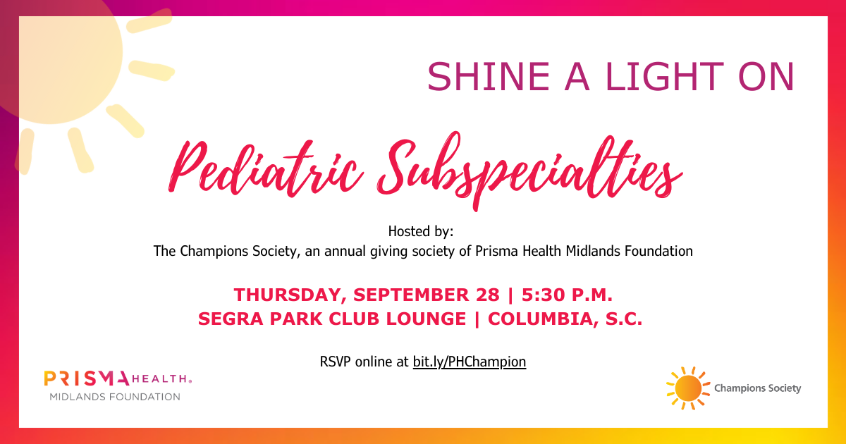 Shine a light on Pediatric Subspecialties 2023 - Campaign