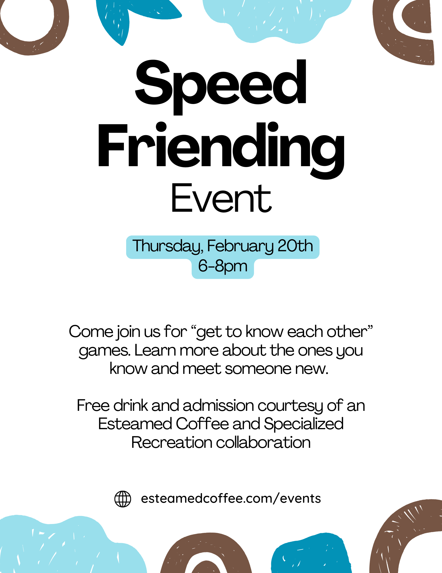 February Feb 20 Speed Friending - Campaign
