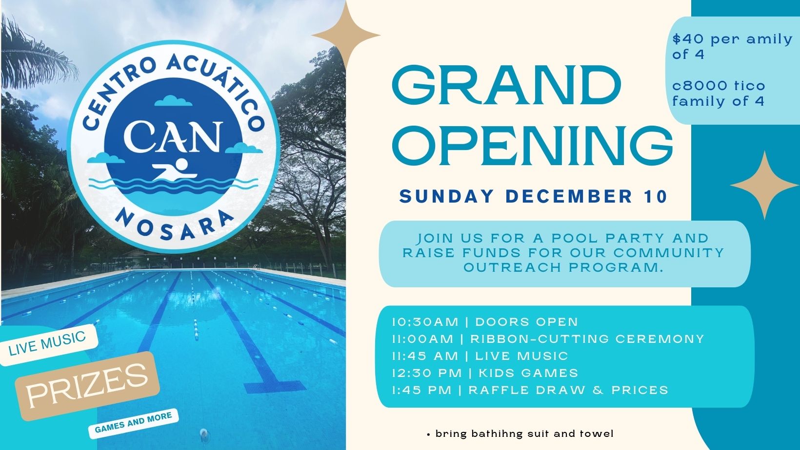 CAN Swim Grand Opening - Campaign