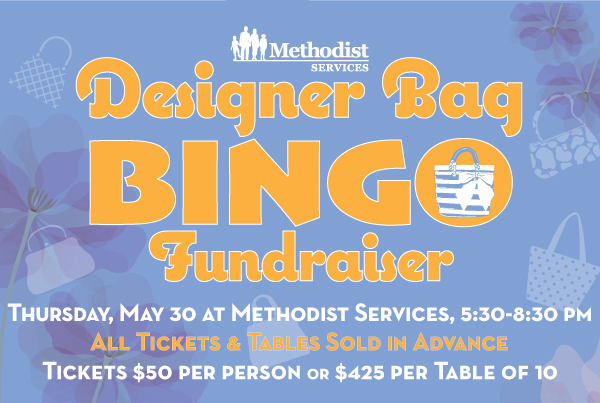 Donate to Methodist Services' Designer Bag Bingo Fundraiser 2025