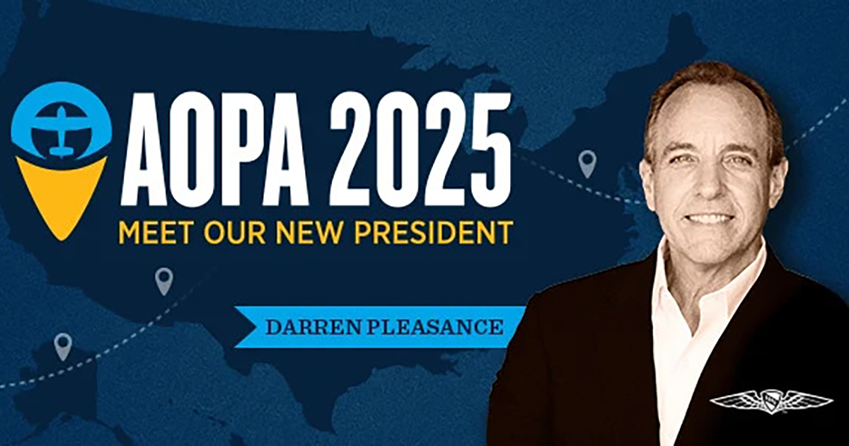 Meet AOPA's new President Darren Pleasance in Denver, CO - Campaign