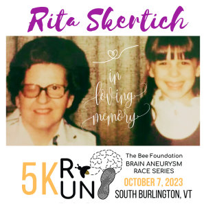 Elizabeth Ratta's fundraising page for The Bee Foundation For Brain ...