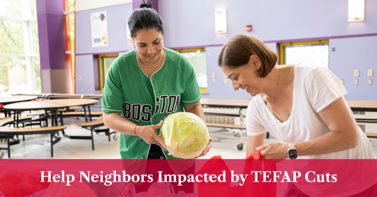 Donate to The Greater Boston Food Bank