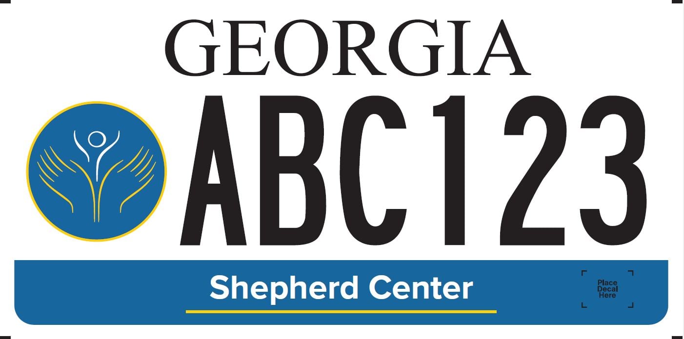 Shepherd Center License Plate - Campaign