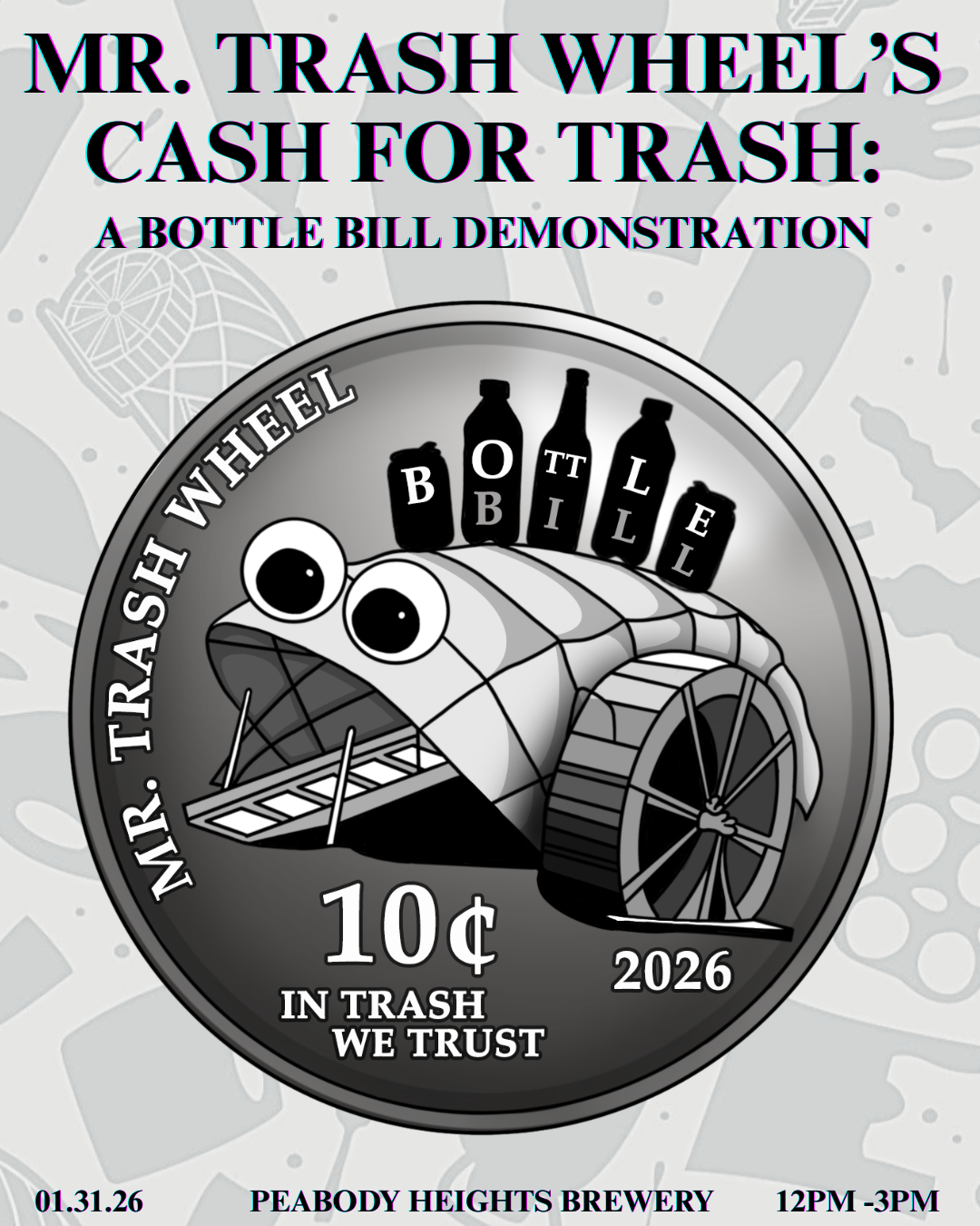Mr. Trash Wheel’s Cash for Trash: Volunteers Needed! - Campaign