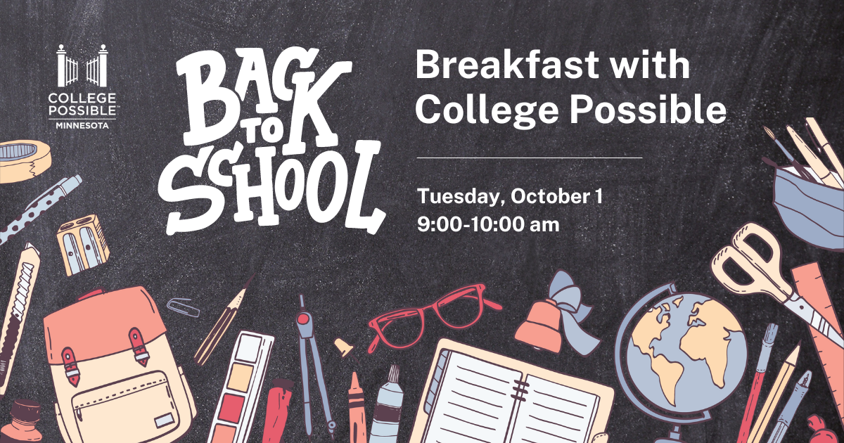 Donate to College Possible Minnesota's Back to School Breakfast