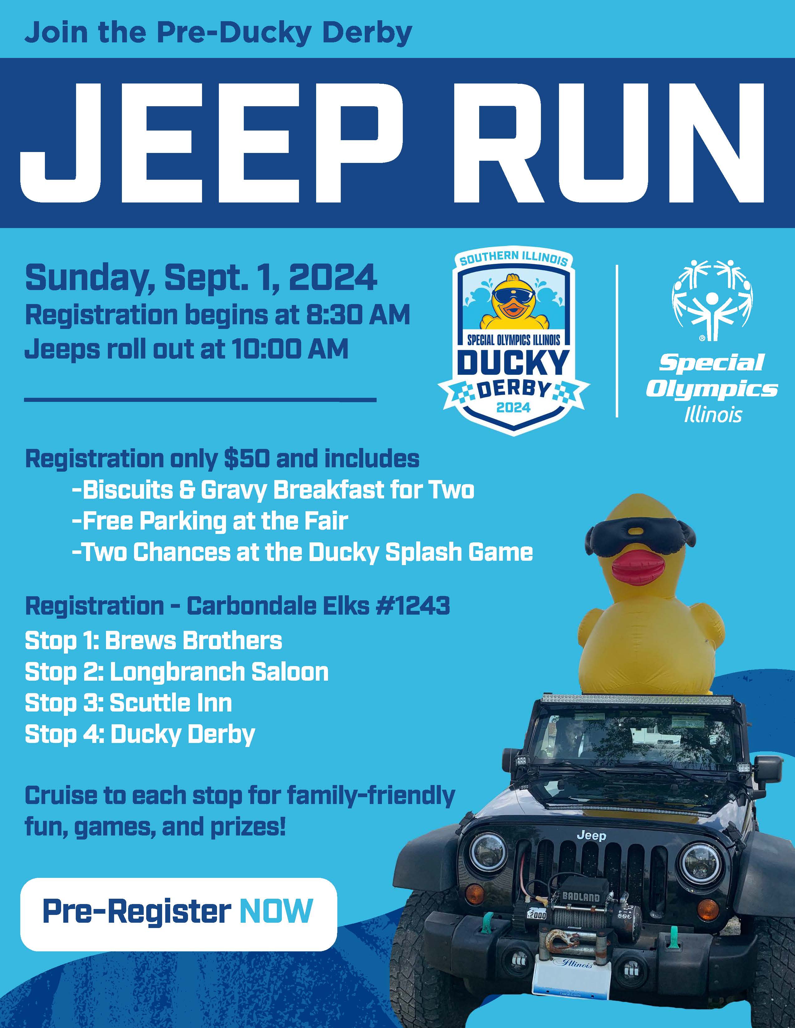 Ducky Derby Jeep Run - Campaign