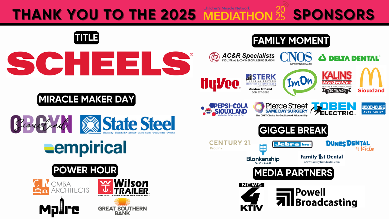 KTIV Children's Miracle Network Mediathon 2025 - Campaign