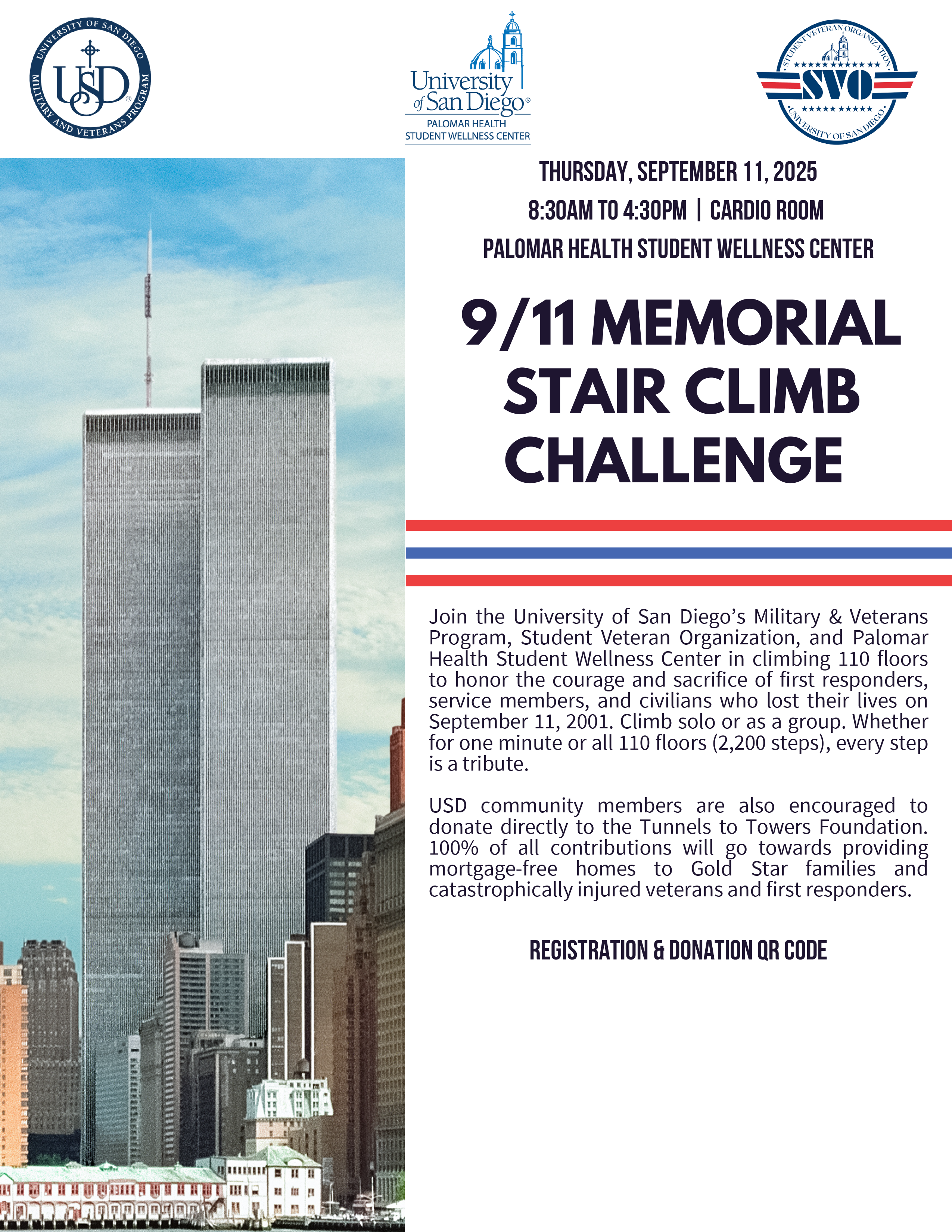 University of San Diego September 11th Memorial Stair Climb Challenge ...