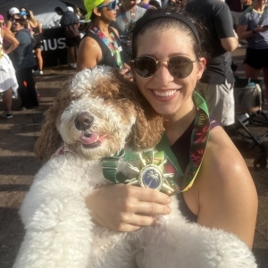 Carla Velarde's fundraising page for Move For Hunger