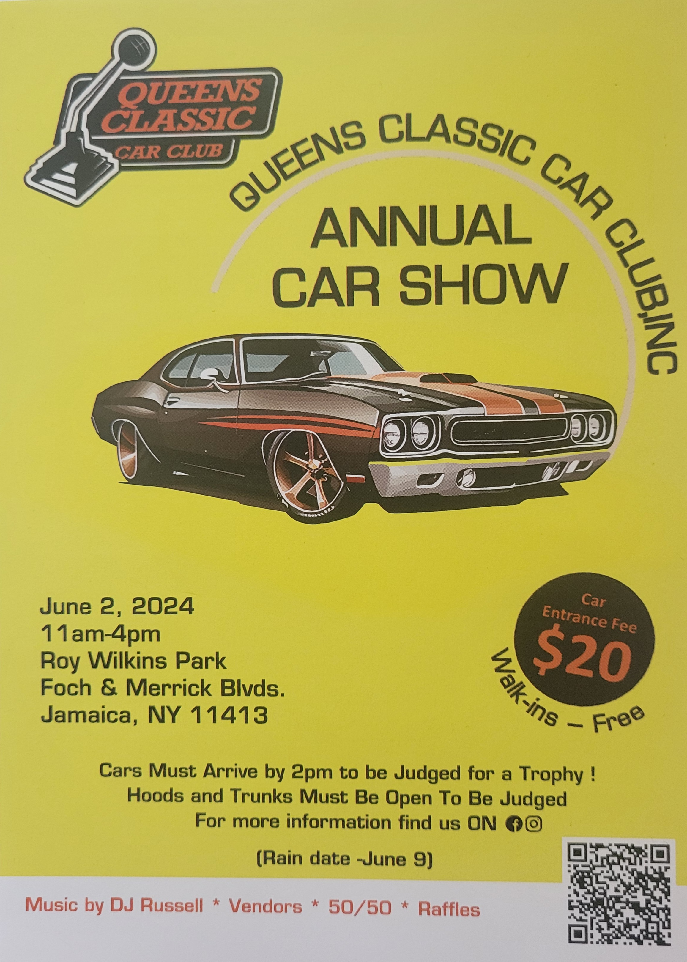 Queens Classic Car Club Season Opener Car Show - Campaign