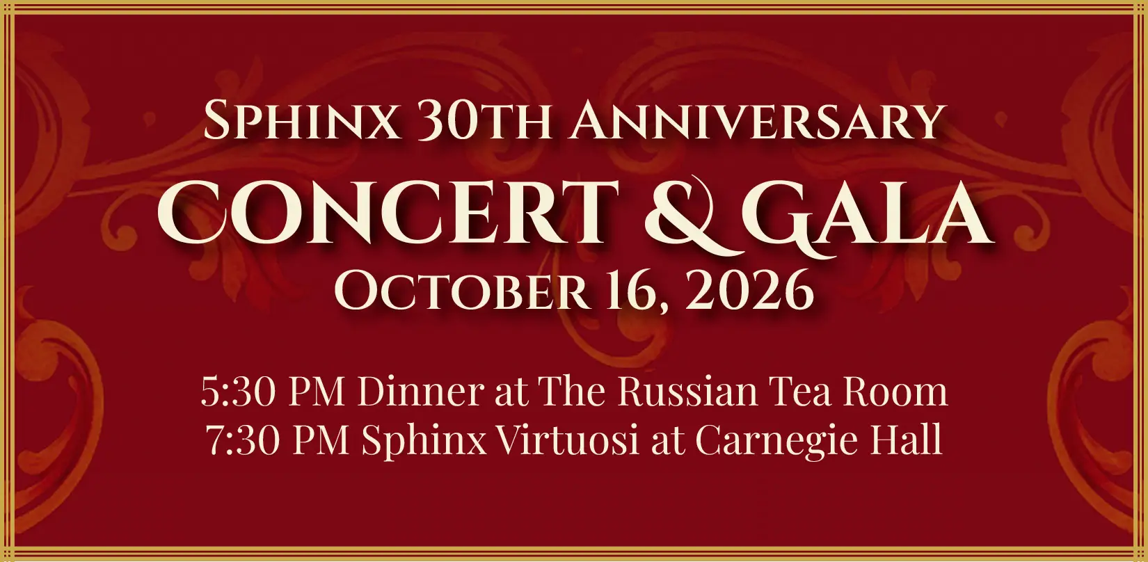 Sphinx Gala 2026 - Campaign