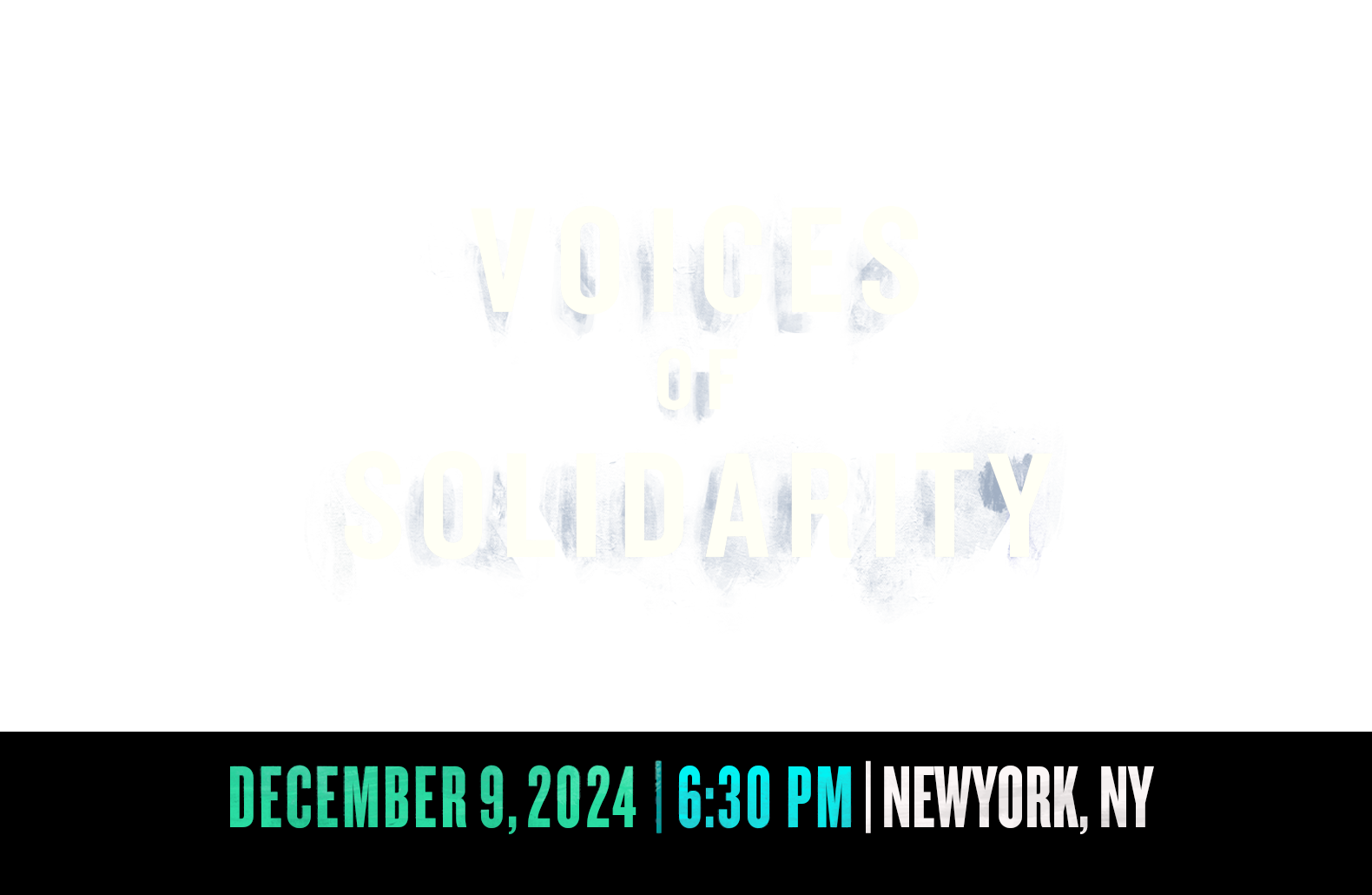 2024 Voices of Solidarity - Campaign 2024 Voices of Solidarity - Campaign