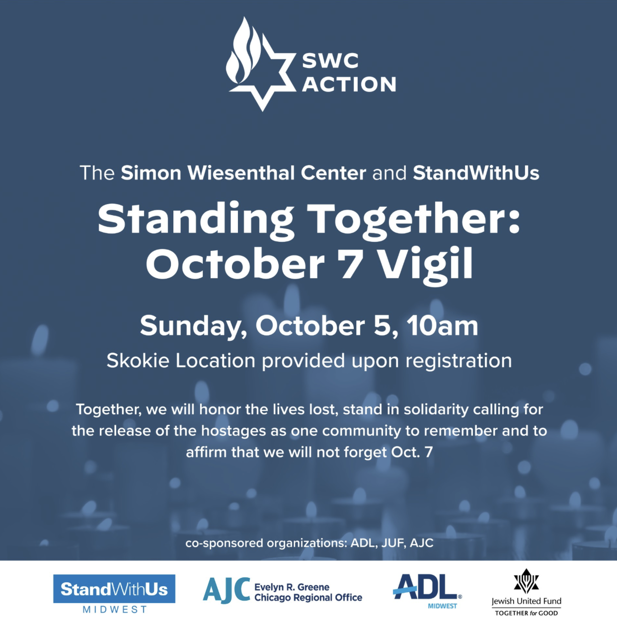 Standing Together: October 7th Vigil - Campaign